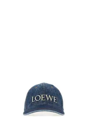 Loewe Denim Baseball Cap - Blue