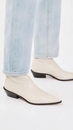 Tibi Leo Faux Leather Boots