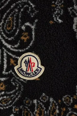 Moncler Reversible Down And Sherpa Vest With Stand Collar