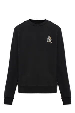 Moncler Sweatshirt With Patch - Black