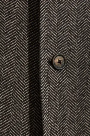 Eleventy Cashmere Herringbone Coat
