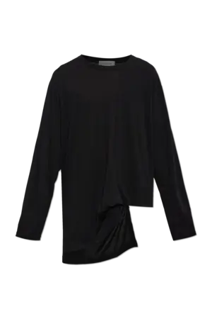 Yohji Yamamoto Long Sleeve T-shirt - Black
