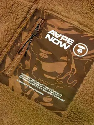 AAPE BY *A BATHING APE Camouflage Zip-up Jacket