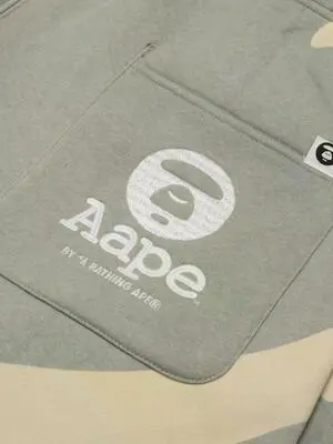 AAPE BY *A BATHING APE Moonface Camouflage-print Track Pants