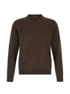 ZANONE Giro Crew-neck Sweater - Brown