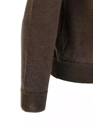 ZANONE Giro Crew-neck Sweater - Brown