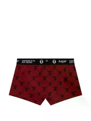 AAPE BY *A BATHING APE Moonface Logo-print Boxer Briefs