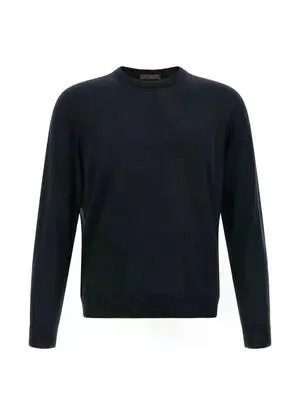 ZANONE Giro Ribbed-trim Sweater - Blue