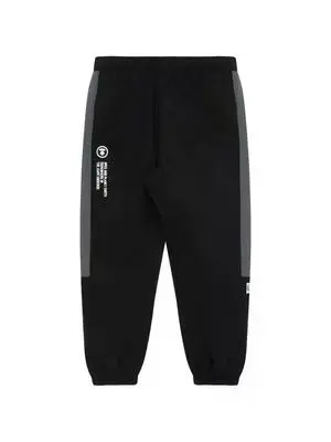 AAPE BY *A BATHING APE Moonface Panelled Track Pants - Blue