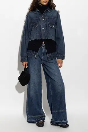 Sacai Vintage" Effect Denim Jacket