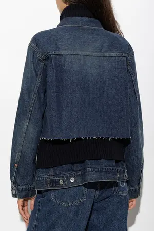 Sacai Vintage" Effect Denim Jacket