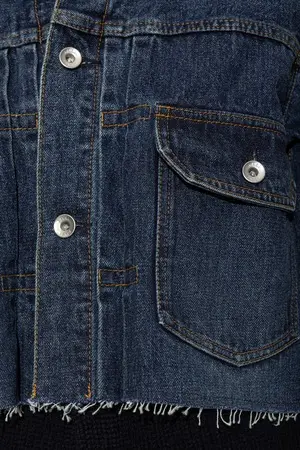 Sacai Vintage" Effect Denim Jacket