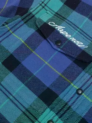 AAPE BY *A BATHING APE Moonface Check Shirt