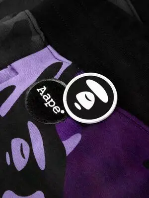 AAPE BY *A BATHING APE Moonface Camo-blocked Track Pants