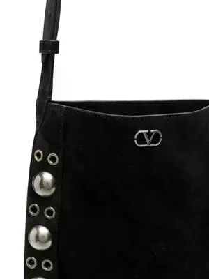 Valentino Garavani Vlogo Signature Fringed Clutch Bag