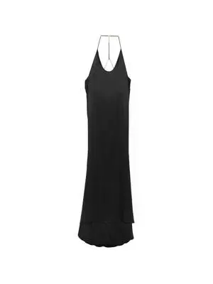 TOM FORD Silk Halter-neck Evening Dress - Black