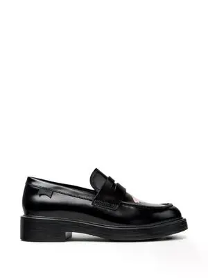Camper Dean Floral-print Loafers - Black