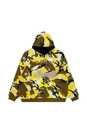 AAPE BY *A BATHING APE Moonface Embroidered Reversible Hoodie