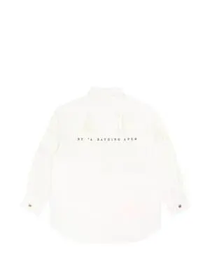 AAPE BY *A BATHING APE Logo-embroidered Button-up Shirt