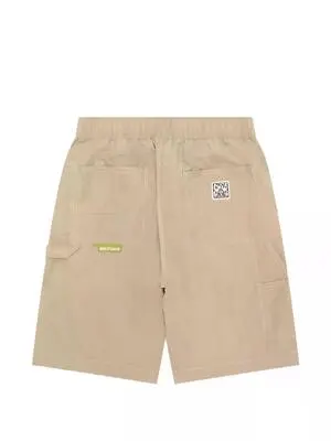 AAPE BY *A BATHING APE Logo-patch Shorts - Neutrals