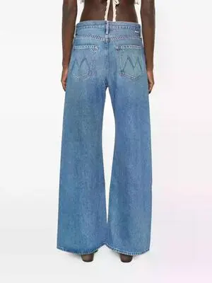 MOTHER Seam-detail Wide-leg Jeans