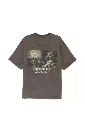 JUUN.J Logo-embroidered Cotton T-shirt - Brown