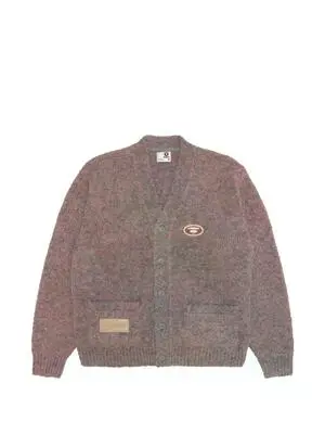 AAPE BY *A BATHING APE Moonface Button-down Cardigan - Grey