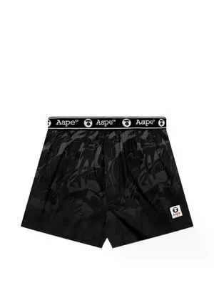 AAPE BY *A BATHING APE Moonface Gradient-camouflage Boxers - Black