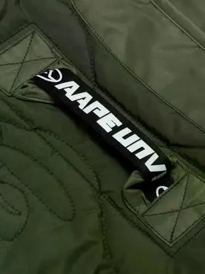 AAPE BY *A BATHING APE Moonface Quilted V-neck Jacket