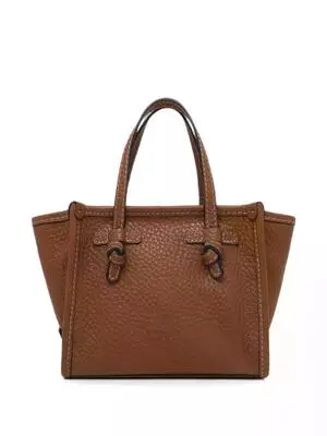 GIANNI CHIARINI Miss Marcella Leather Tote Bag - Brown