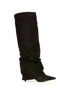LE SILLA Slouchy Pointed-toe Stiletto Boots