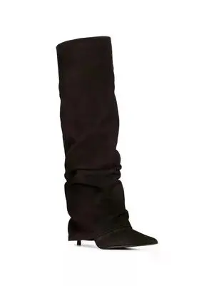 LE SILLA Slouchy Pointed-toe Stiletto Boots