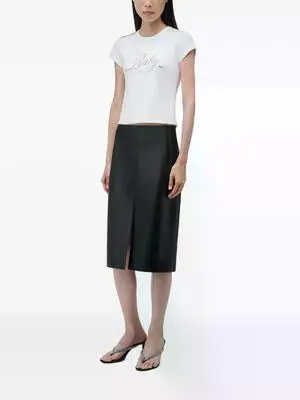 Alexander Wang Hotfix-graphic Fitted T-shirt