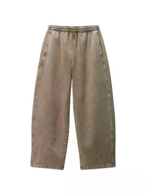Alexander Wang Allover Hotfix Mid-rise Sweatpants