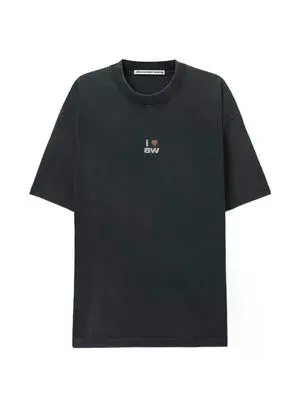 Alexander Wang Graphic-print Short-sleeve T-shirt - Black