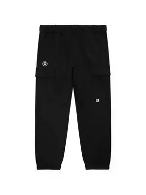AAPE BY *A BATHING APE Moonface Cargo Track Pants - Black