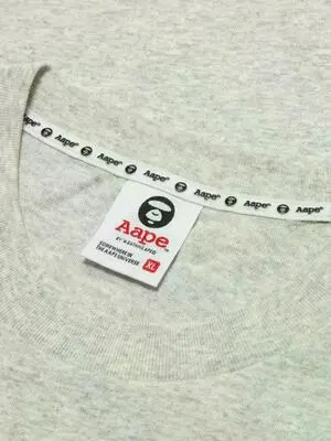 AAPE BY *A BATHING APE Moonface-print Relaxed-fit T-shirt