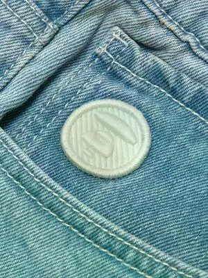 AAPE BY *A BATHING APE Moonface Logo Jeans - Blue