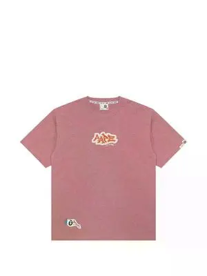 AAPE BY *A BATHING APE Bead-embellished Logo-print T-shirt