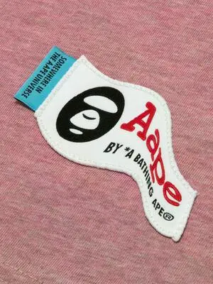 AAPE BY *A BATHING APE Bead-embellished Logo-print T-shirt