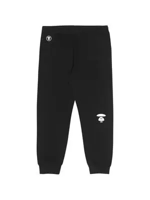 AAPE BY *A BATHING APE Moonface Fleece Track Pants - Black