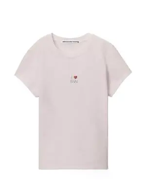 Alexander Wang Fitted Graphic Print T-shirt