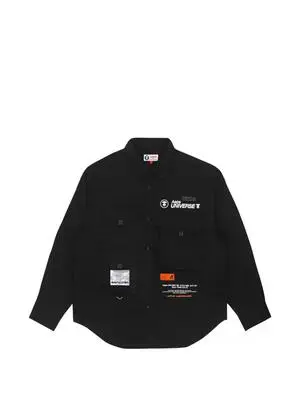 AAPE BY *A BATHING APE Multi-pocket Overshirt - Black