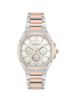 KENNETH COLE Crystal-embellished 36mm Watch