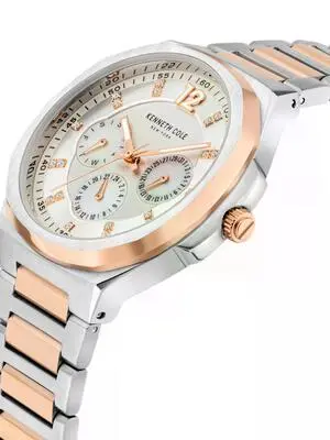 KENNETH COLE Crystal-embellished 36mm Watch