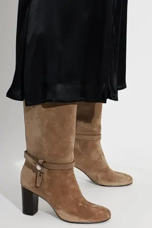 Tory Burch Romy' Suede Block Heel Boots