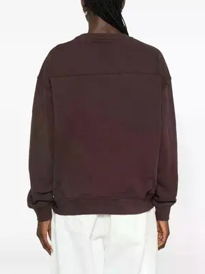 Pinko Love Birds Crystal-embellished Crew Neck Sweater