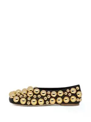 A.W.A.K.E. Mode Sphere Embellished Ballet Flats