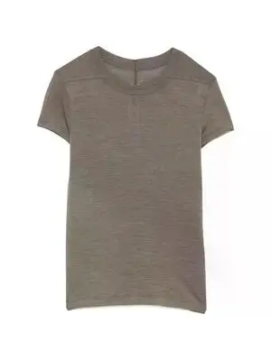 Rick Owens Short Sleeves Crewneck T-shirt - Grey