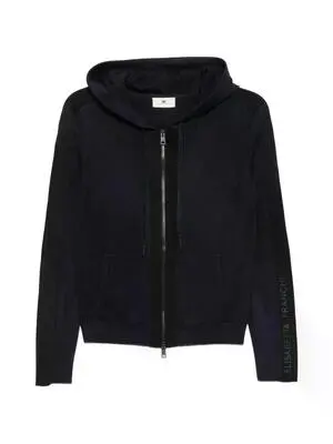 Elisabetta Franchi Zip-up Drawstring Hoodie